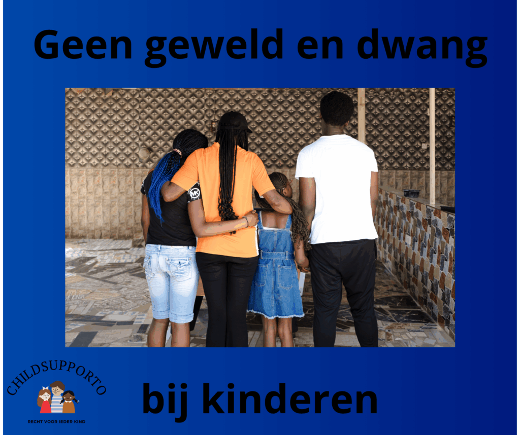 Geen geweld en dwang bij kinderen! - Childsupporto